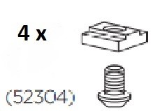 Foot retention bolts