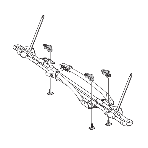Thule T-Track 889-2 Adapter 20 x 20 mm