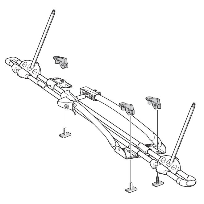 Thule T-Track Adapter 30 x 23 mm 889-3